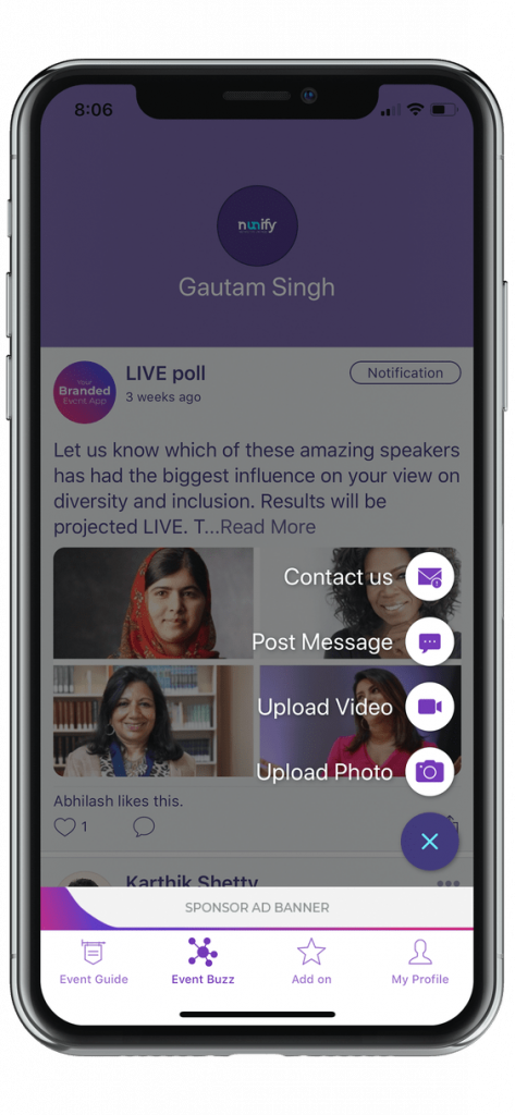 Virtual Event App, Live Audience Polling App - AIDAIO